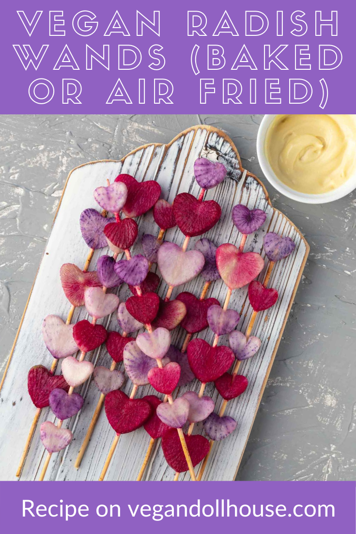 Vegan Dollhouse - Roasted Radishes (Oven or Air Fryer)