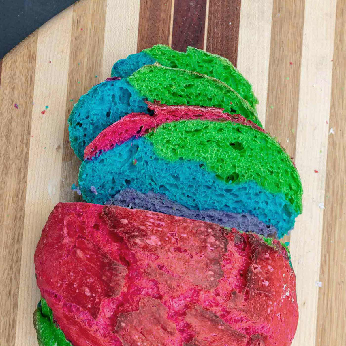 Vegan Dollhouse - Vegan Rainbow Bread: Two Ways