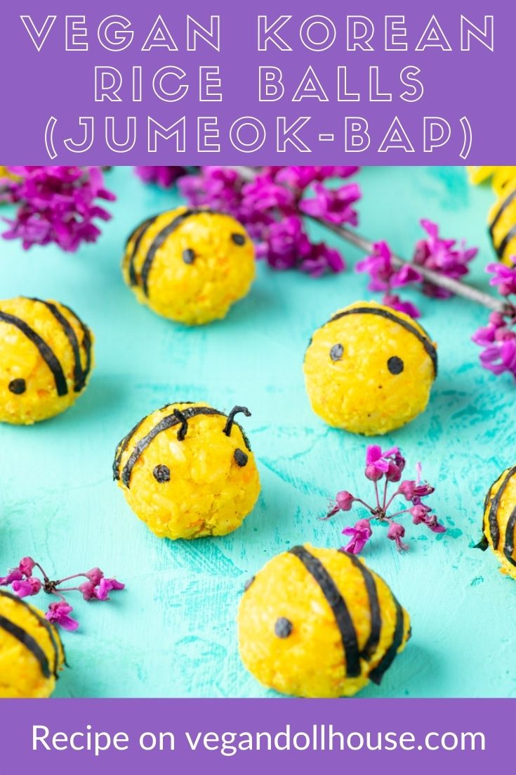 Vegan Dollhouse - Korean Rice Balls (Jumeok Bap)