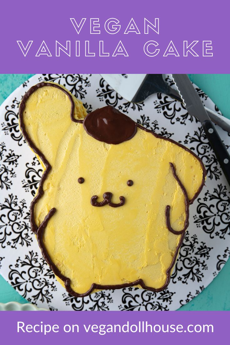 Vegan Dollhouse - Quick and Easy Moist Vanilla Cake Recipe (with oil)